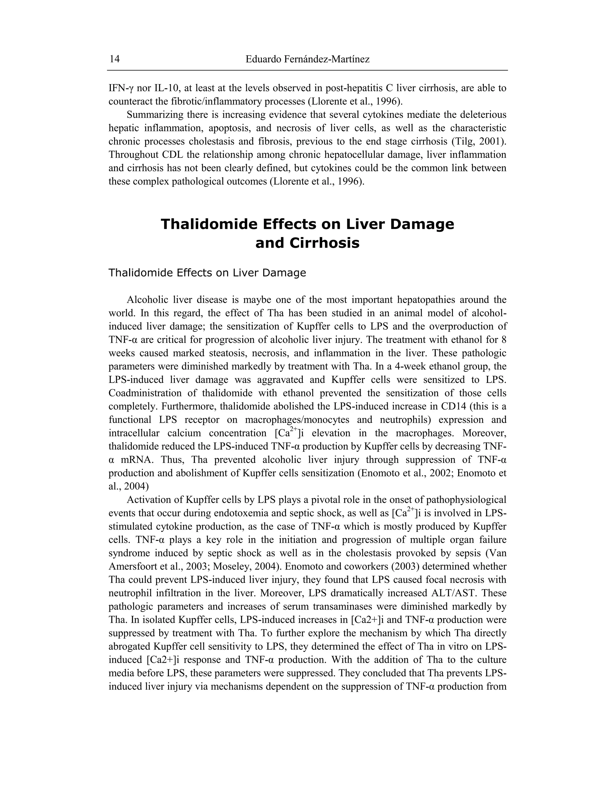 Thalidomide and liver cirrhosis | PDF