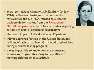 Thalidomide & its derivatives by Dr. Harmanjit Singh, Department of ...