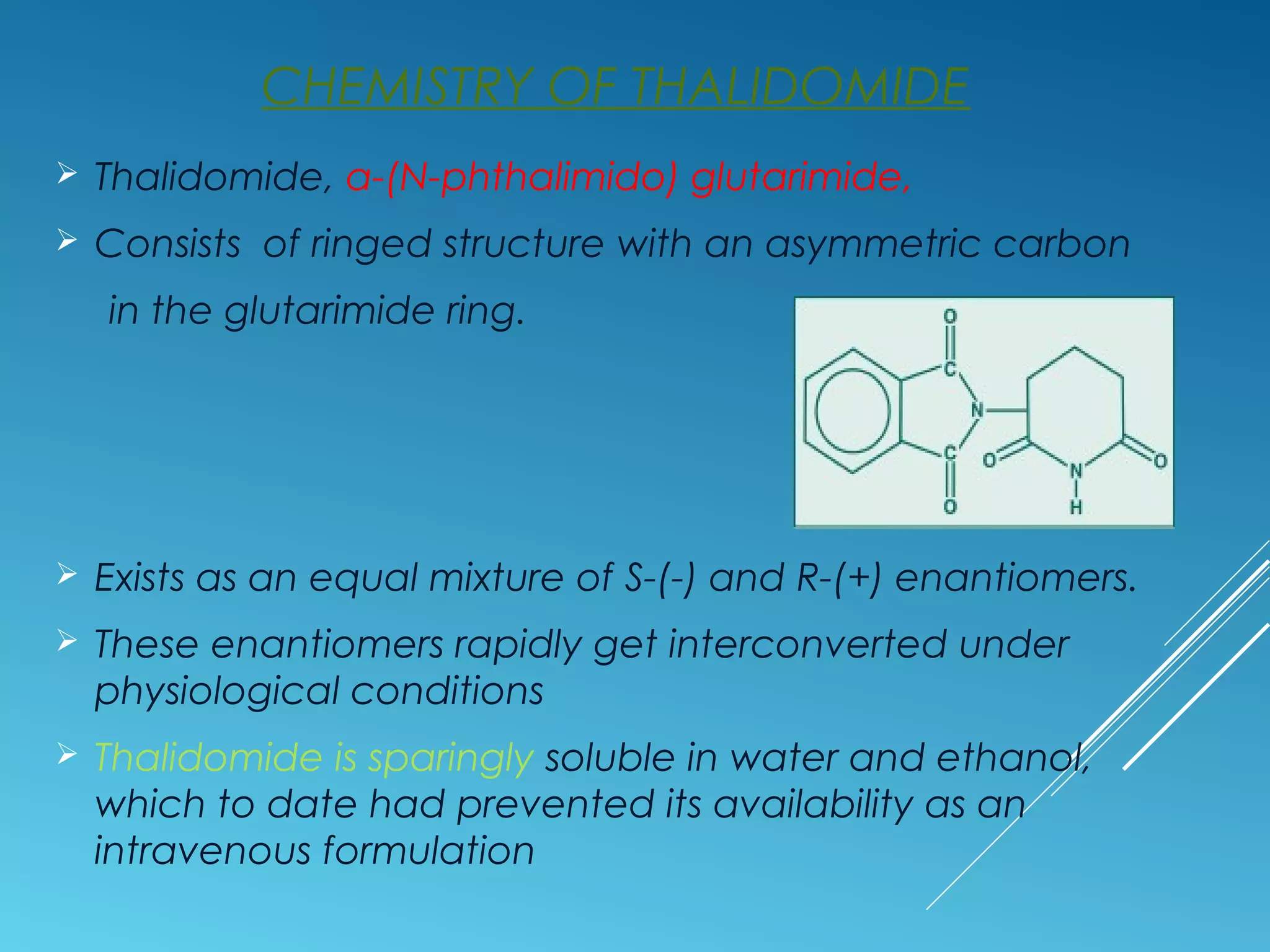 Thalidomide ppt | PPT