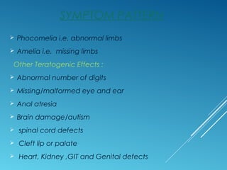Thalidomide ppt | PPT
