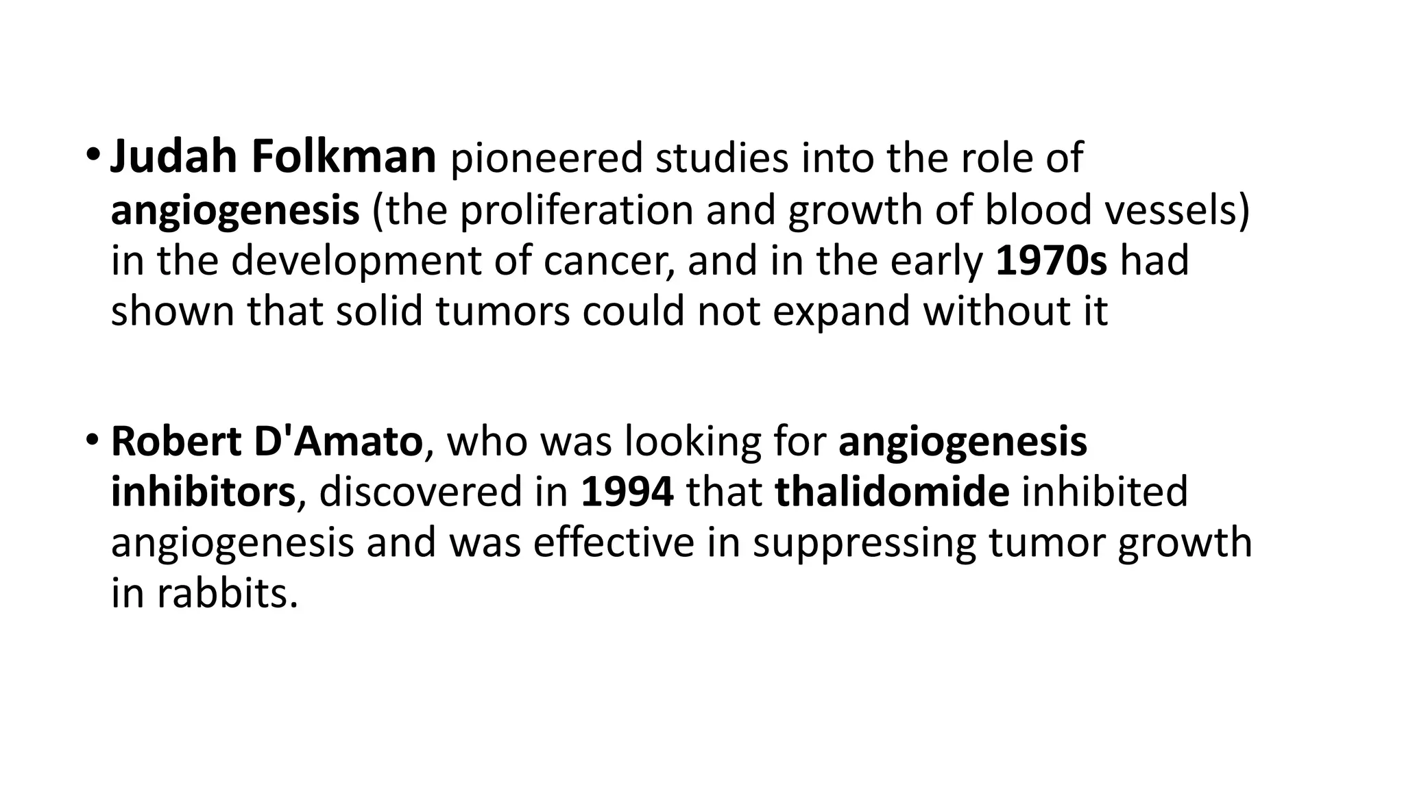 Thalidomide story | PPTX