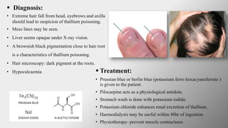 Thallium poisoning | PPT