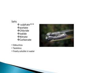 Thallium toxicity | PPTX