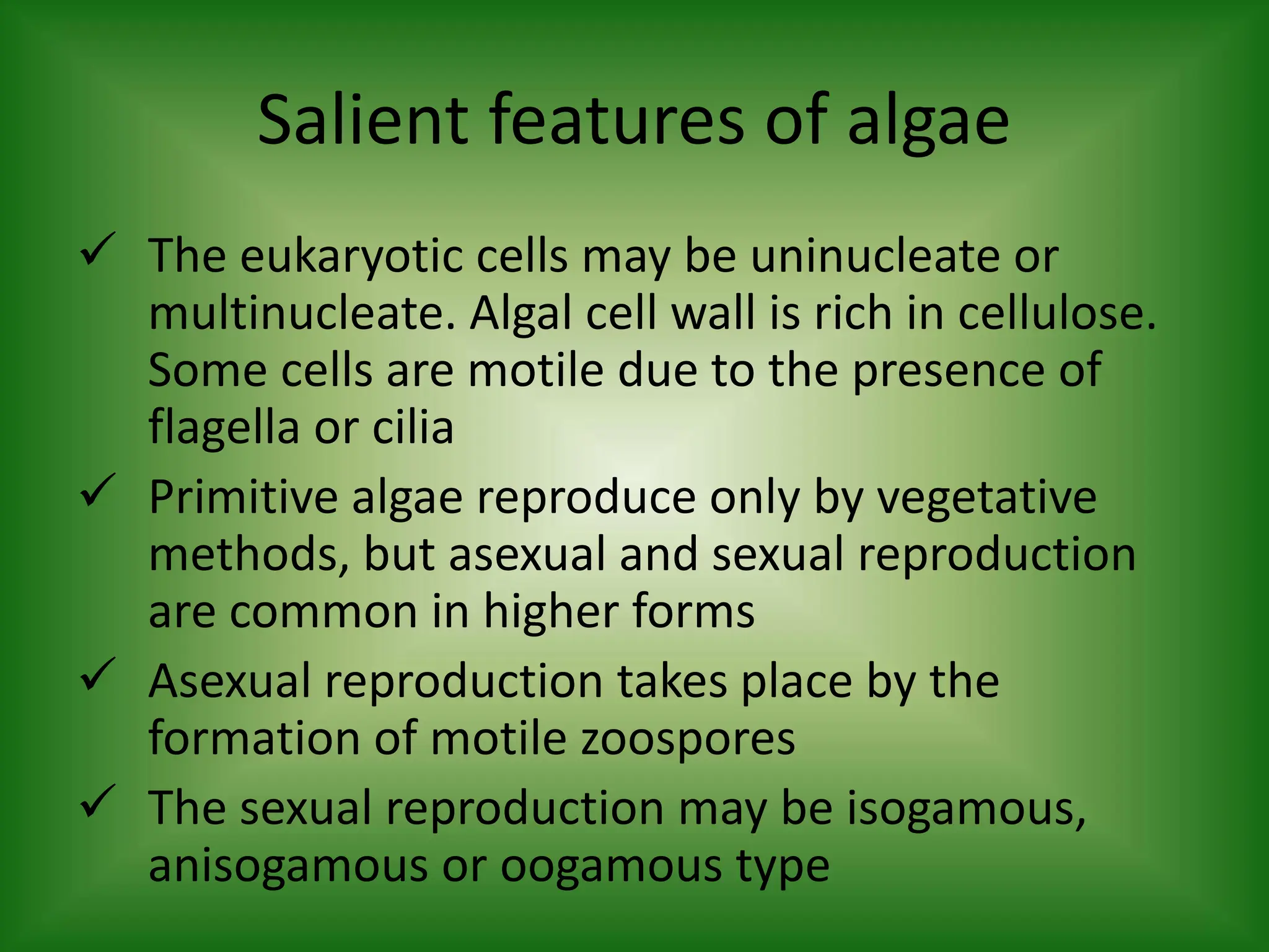 THALLUS ORGANISATION OF CHLOROPHYCEAE.pptx