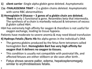 thalassemia and sickle cell disease | PPT