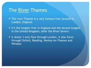 River Thames | PPTX