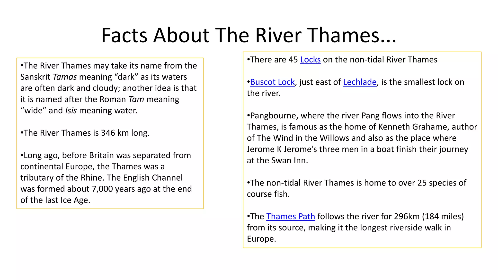 River Thames, London | PPTX