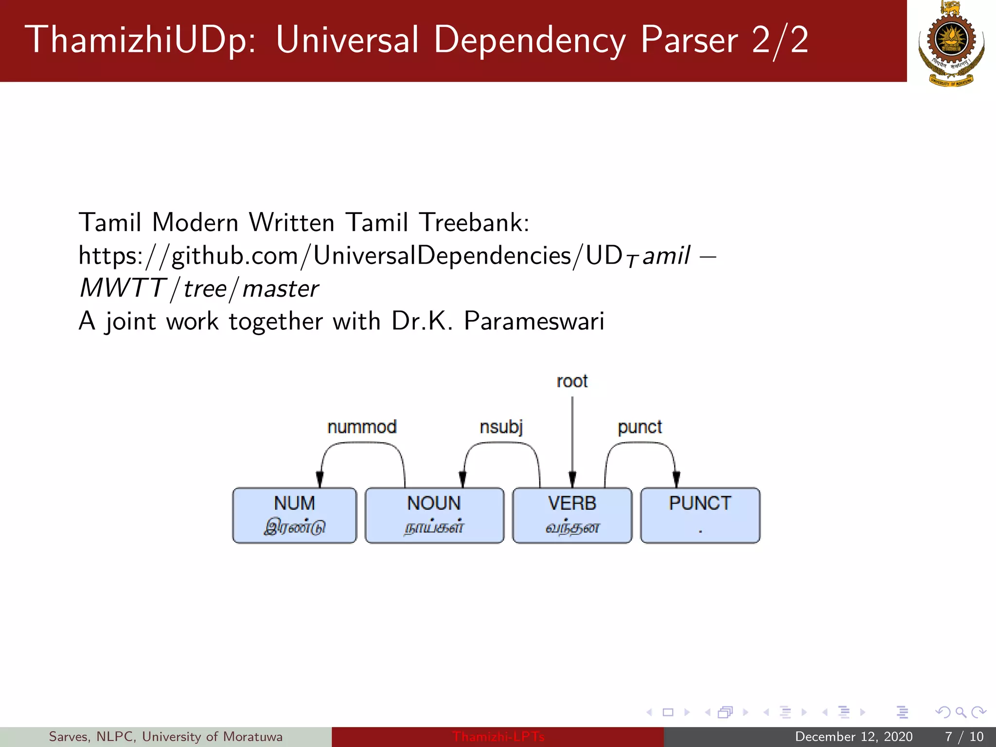 Thamizhi Language Processing Tools | PDF