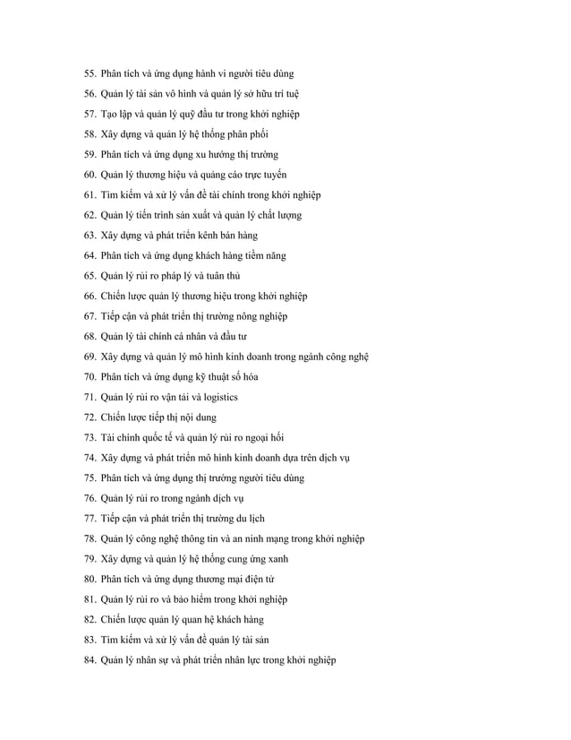 Tham Khảo 200 Đề Tài Tiểu Luận Môn Khởi Sự Kinh Doanh, Dễ Làm 9 Điểm | DOCX