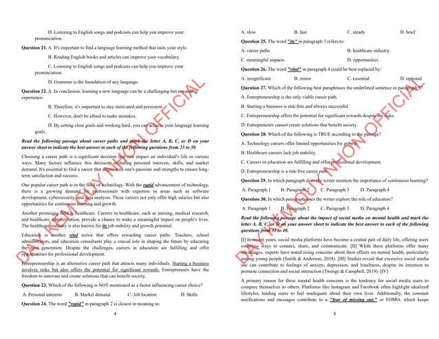 ĐỀ THAM KHẢO THEO MINH HỌA 2025 LUYỆN THI TỐT NGHIỆP TRUNG HỌC PHỔ THÔNG MÔN TIẾNG ANH (ĐỀ 1-10).pdf