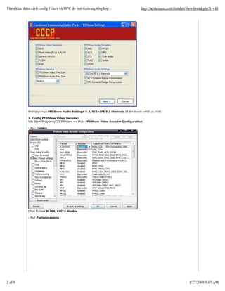 Tham kh o thêm cách config ... | PDF