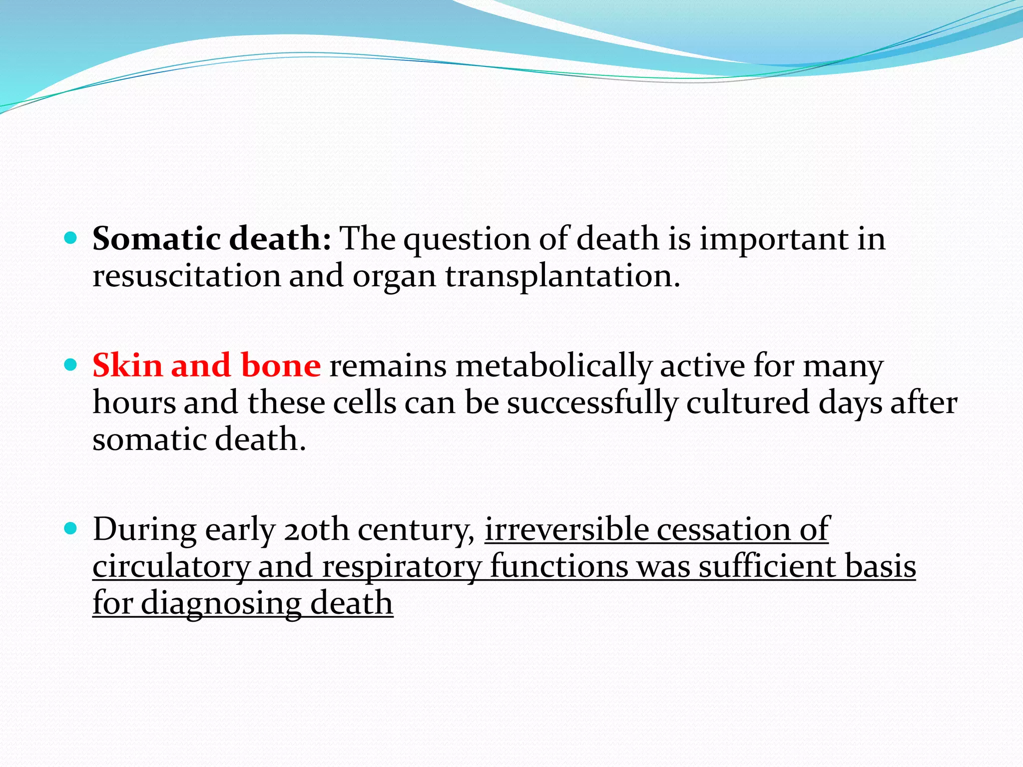 Thanatology / Forensic Medicine | PPTX