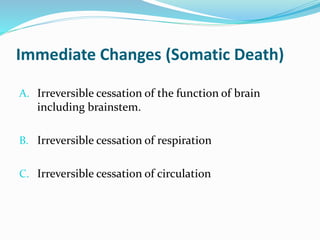 Thanatology / Forensic Medicine | PPTX