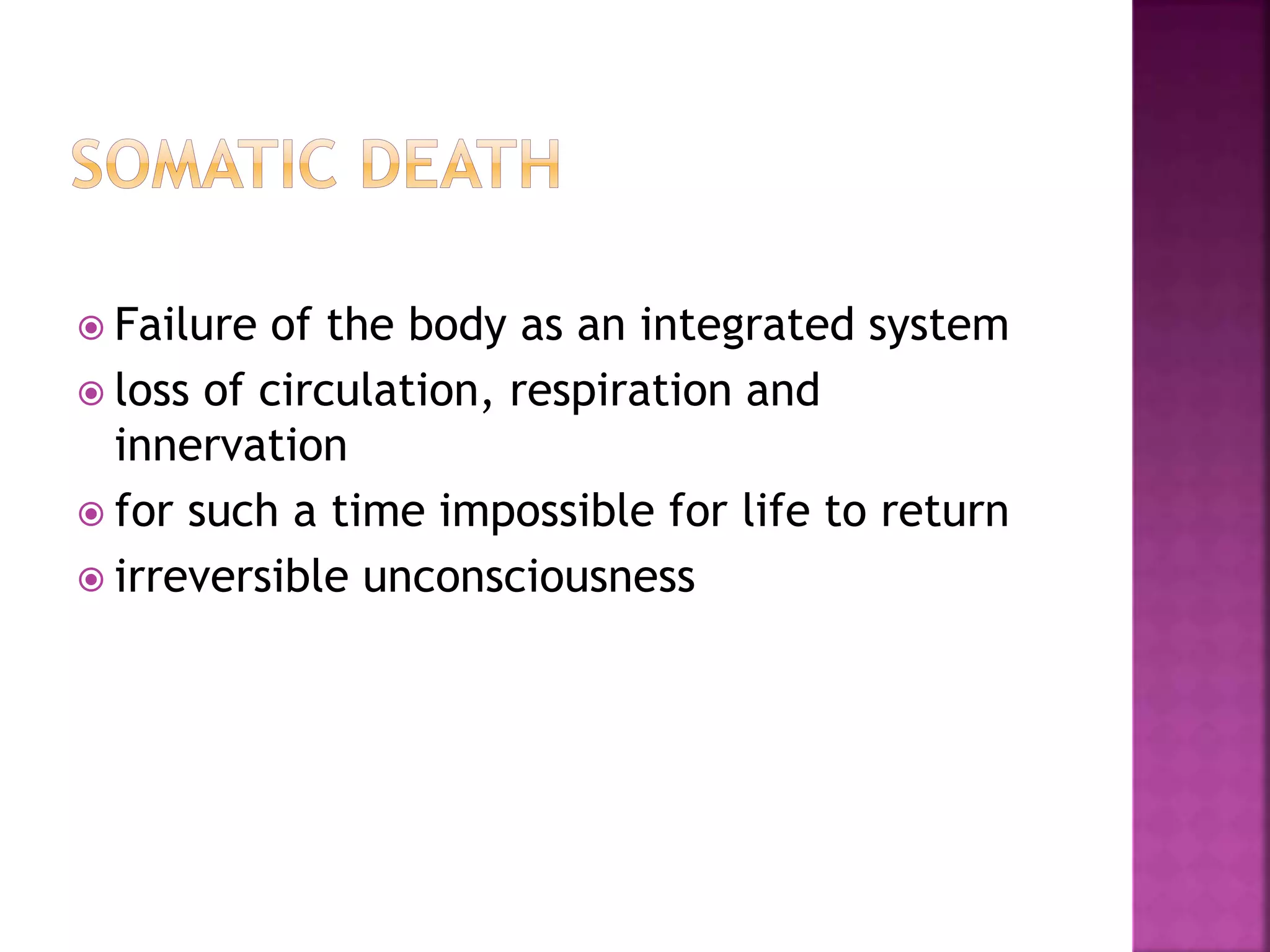 Death and its Medicolegal aspect | PPTX