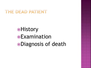 Death and its Medicolegal aspect | PPTX