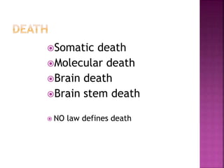 Death and its Medicolegal aspect | PPTX