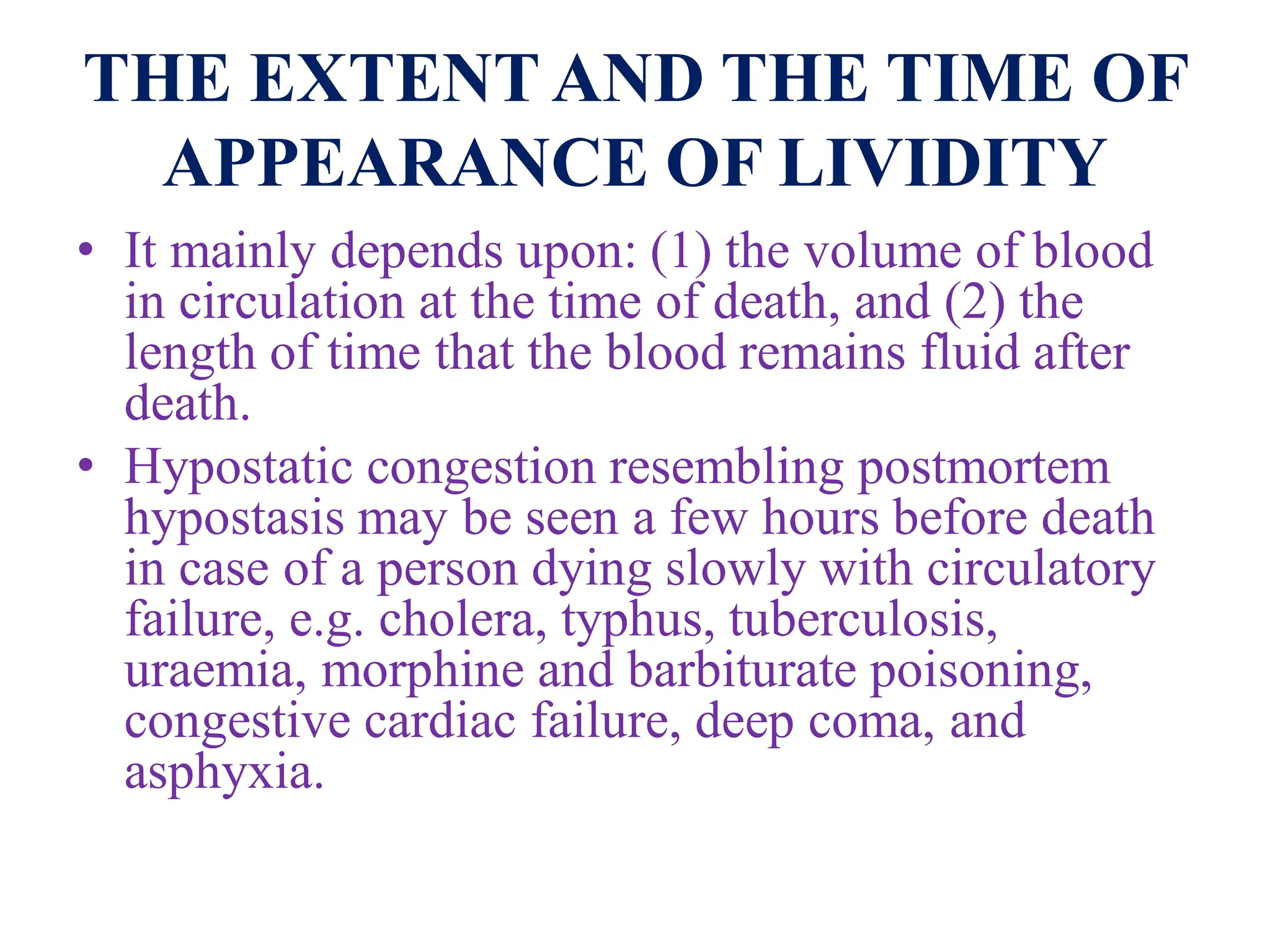 Thanatology & Post-Mortem Changes forensic medicine and toxicology | PDF