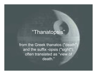Thanatopsis | PDF