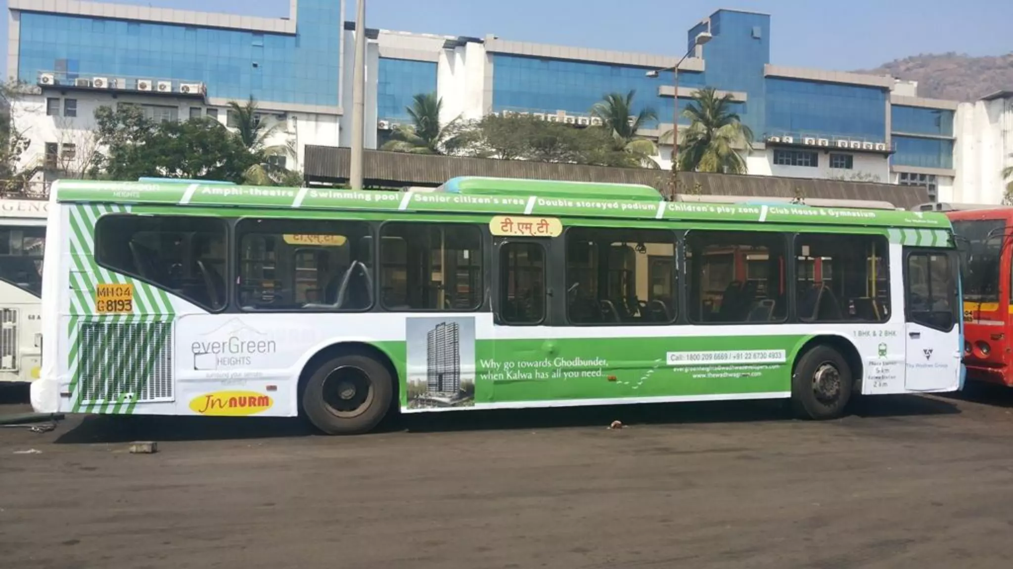 Thane City Bus Advertising - Advertising on TMT Thane Buses ...