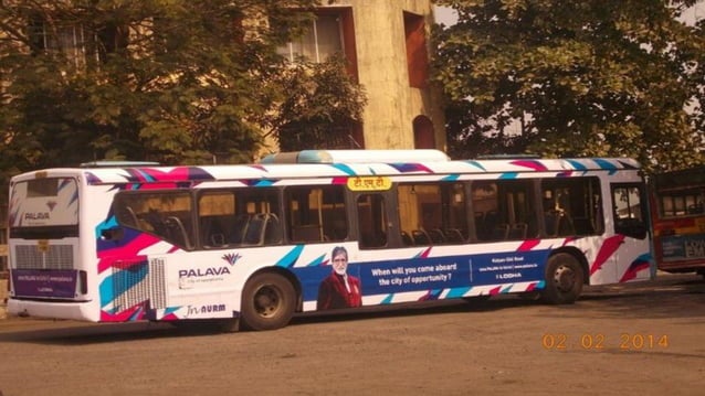 Thane City Bus Advertising - Advertising on TMT Thane Buses ...
