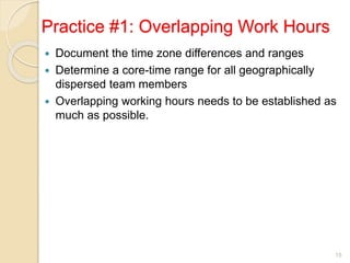 [Thang nguyen] Best practices for Agile dispered team | PPT