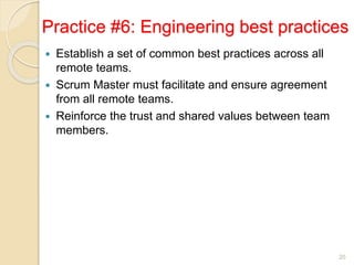 [Thang nguyen] Best practices for Agile dispered team | PPT