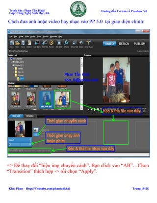 huong dan su dung proshow gold 5.0 thanhblog.info