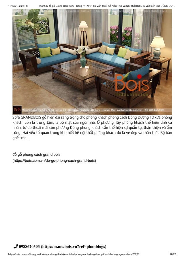 Thanh lý đồ gỗ bois indochine | PDF