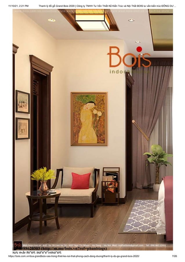 Thanh lý đồ gỗ bois indochine | PDF