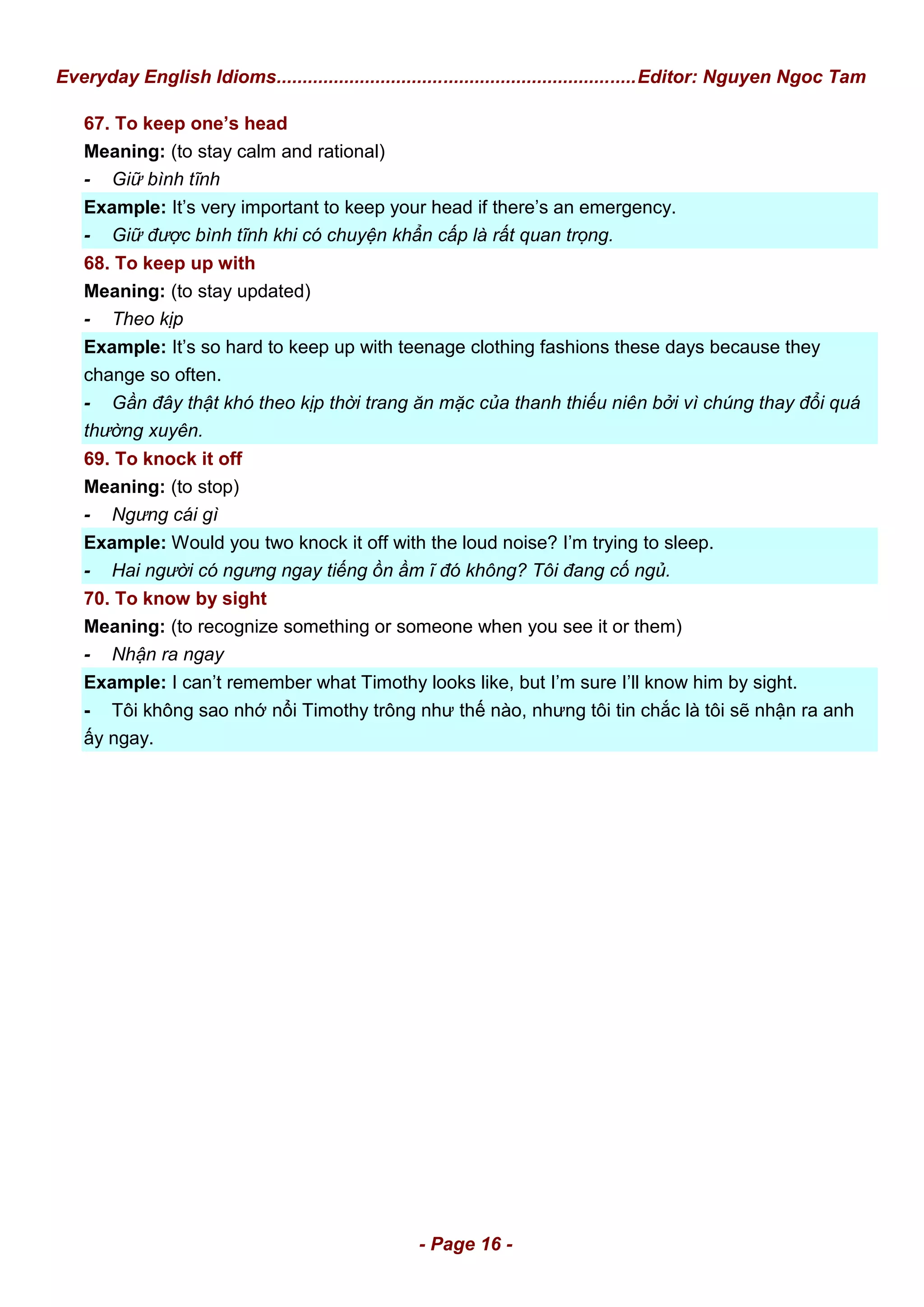 Thanh ngu tieng anh | PDF