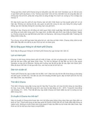Thanh pho Chania Hy Lap venice của crete.docx