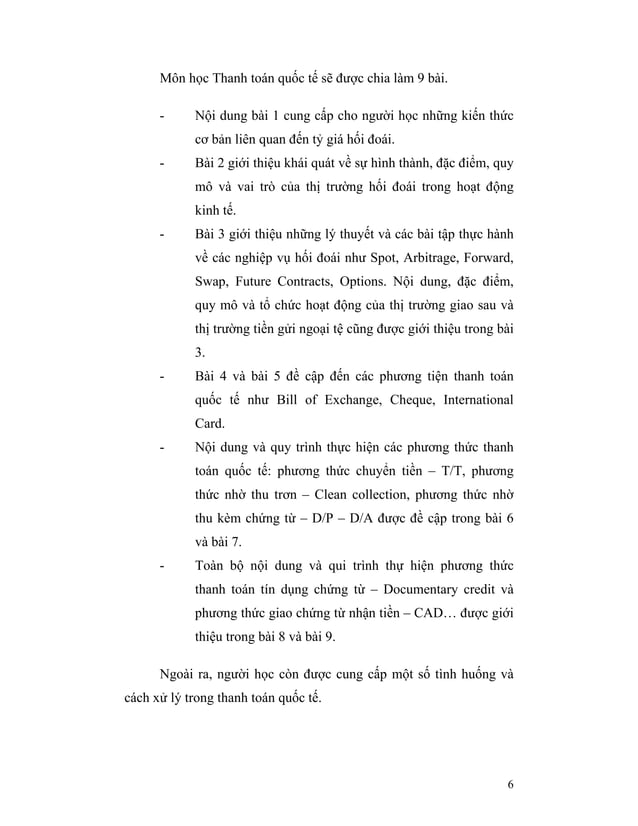 Thanh toan quoc te | PDF