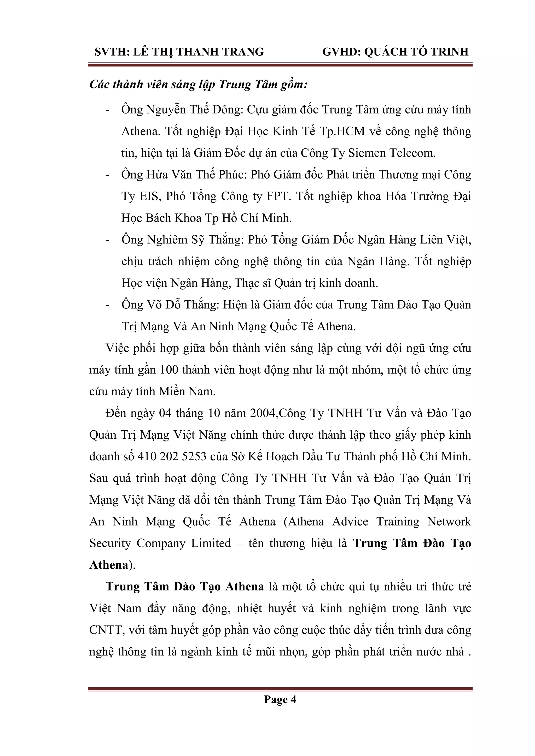Thanh trang bctt | PDF