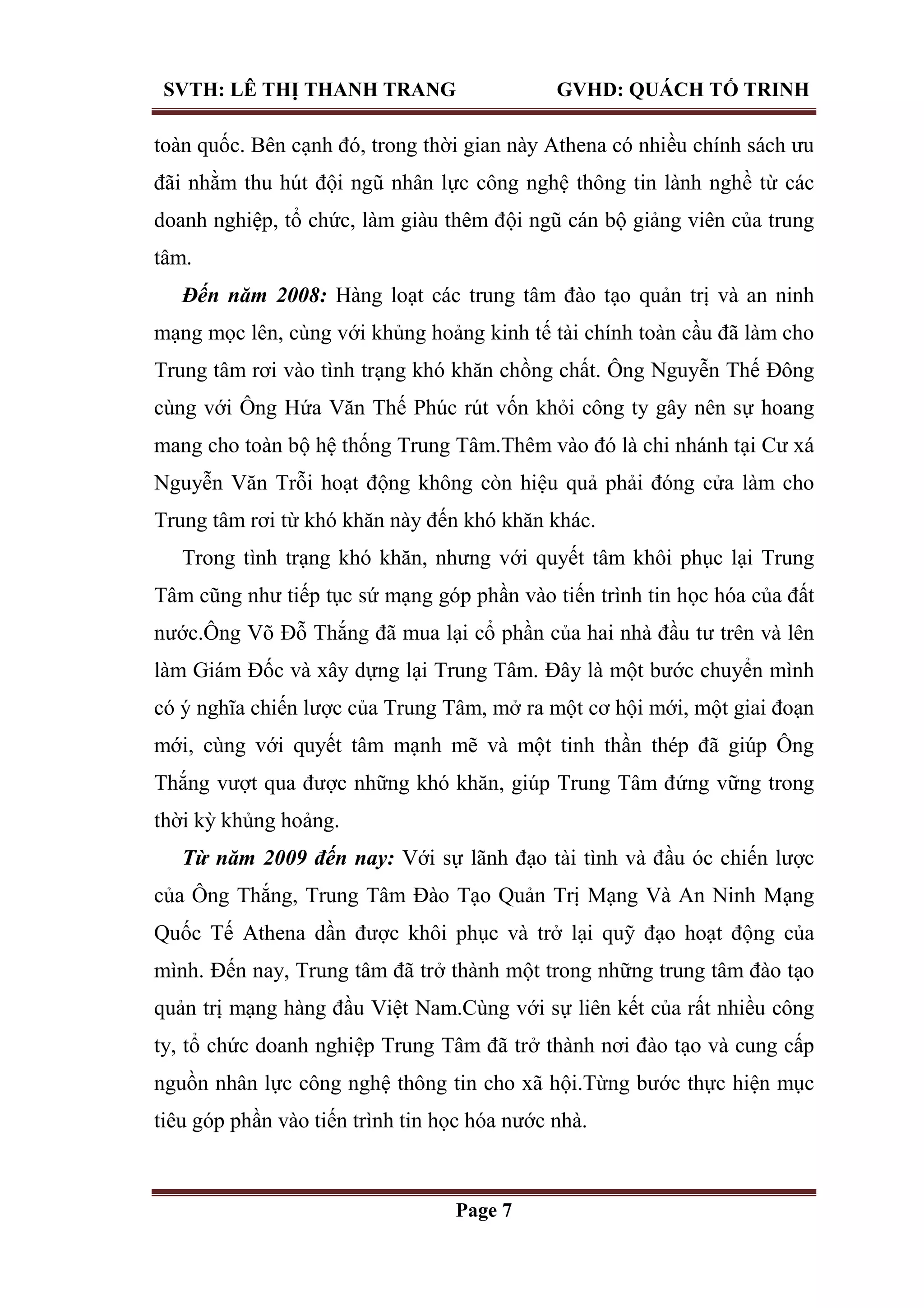 Thanh trang bctt | PDF