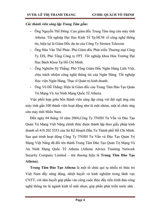 Thanh trang bctt | PDF