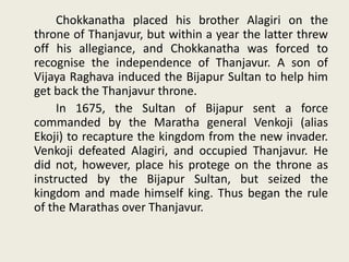 Thanjavur Maratha Kingdom.ppt