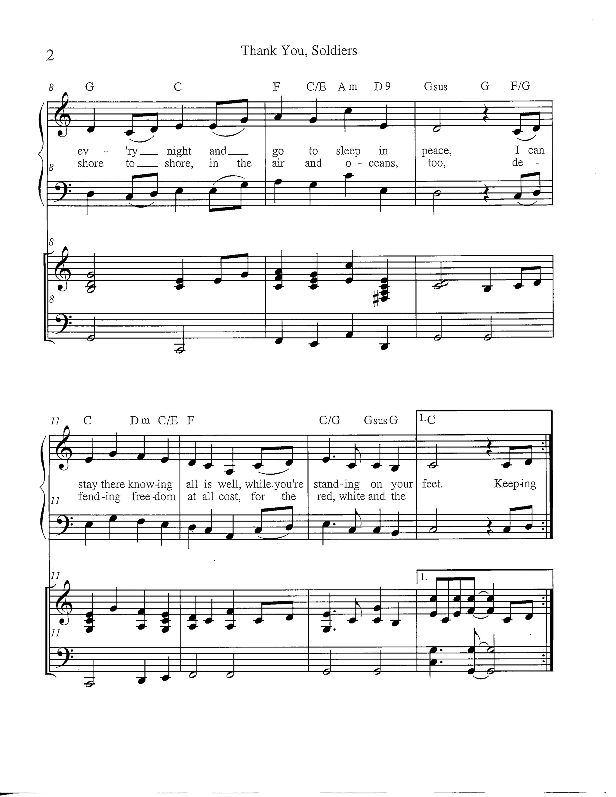 Thank You Soldiers | PDF