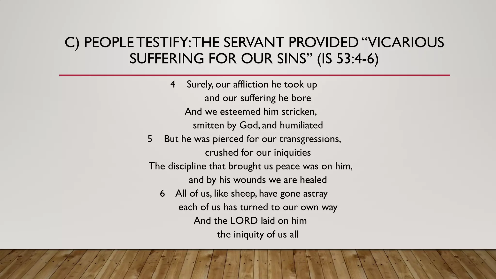 Isaiah 53 (Is 52:13-53:12) Bible Study Slideshow | PDF