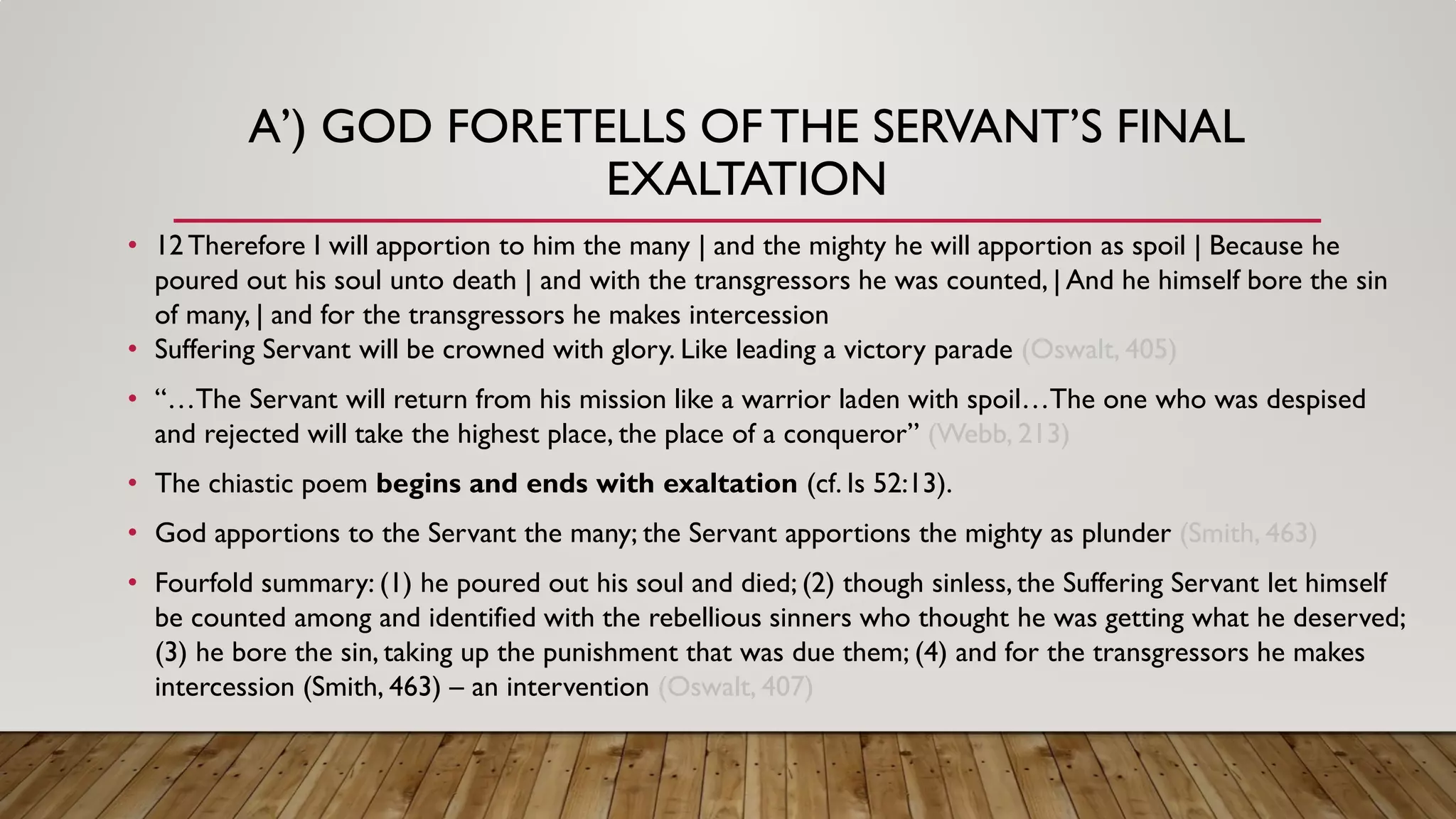 Isaiah 53 (Is 52:13-53:12) Bible Study Slideshow | PDF