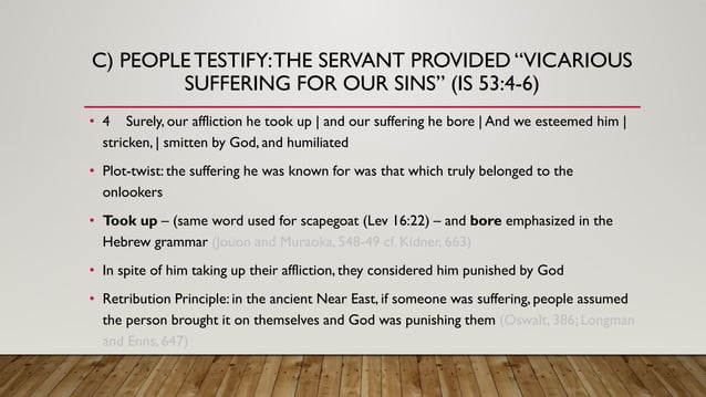 Isaiah 53 (Is 52:13-53:12) Bible Study Slideshow | PDF