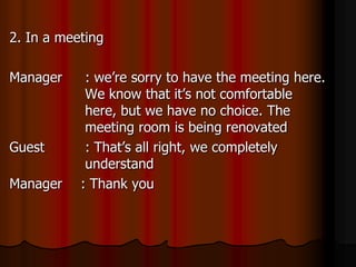 Thank you and Apologize | PDF