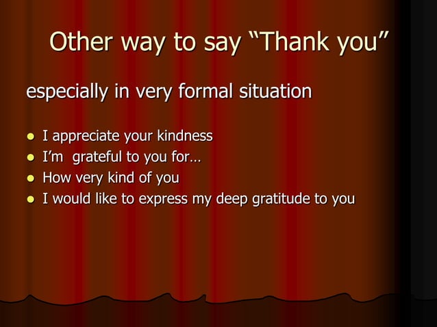 Thanking and apologizing expression | PDF