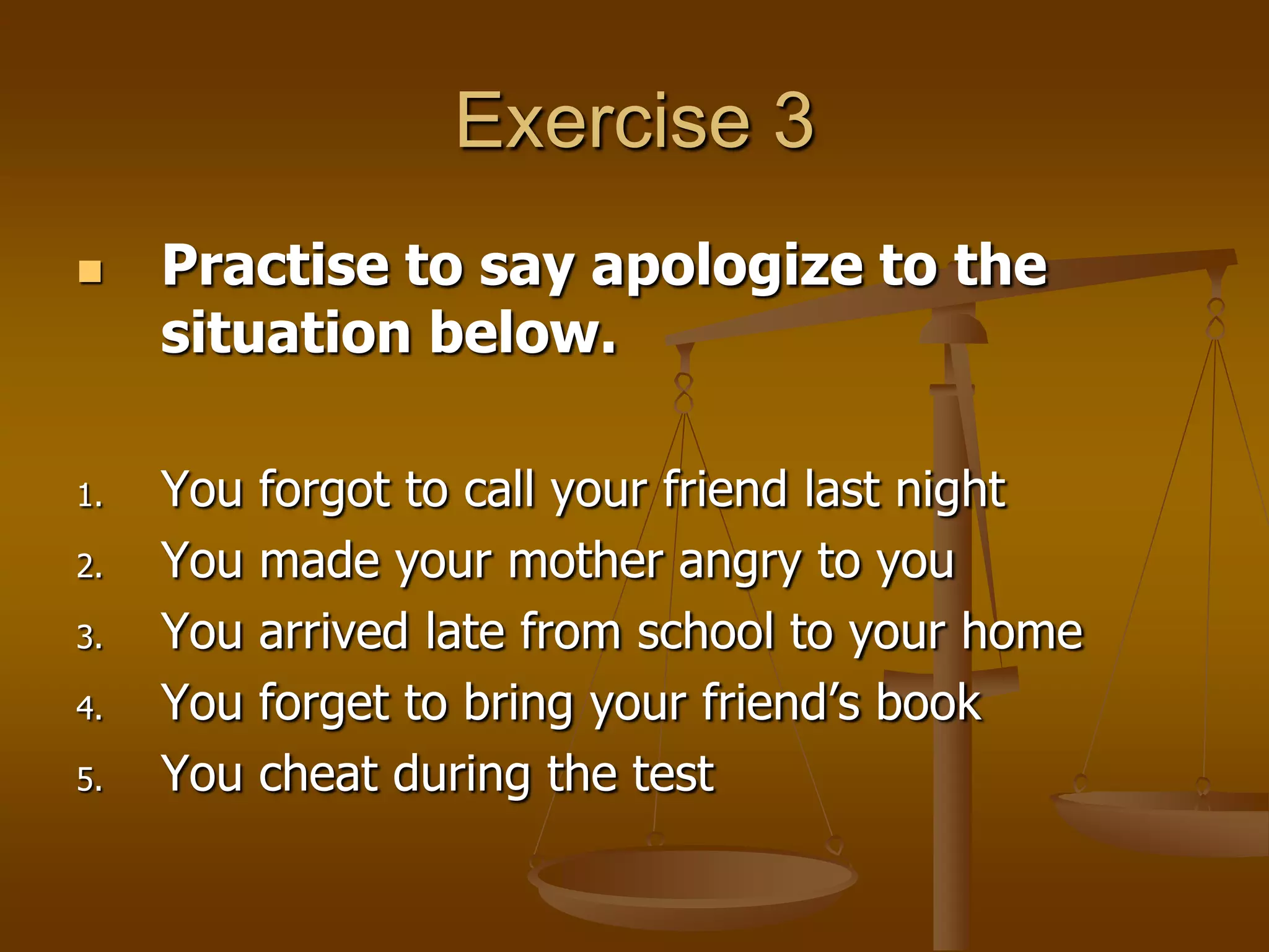 Thanking and apologizing expression | PPTX