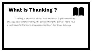 Thanking, Complementing, and Congratulating - English for Interpersonal ...