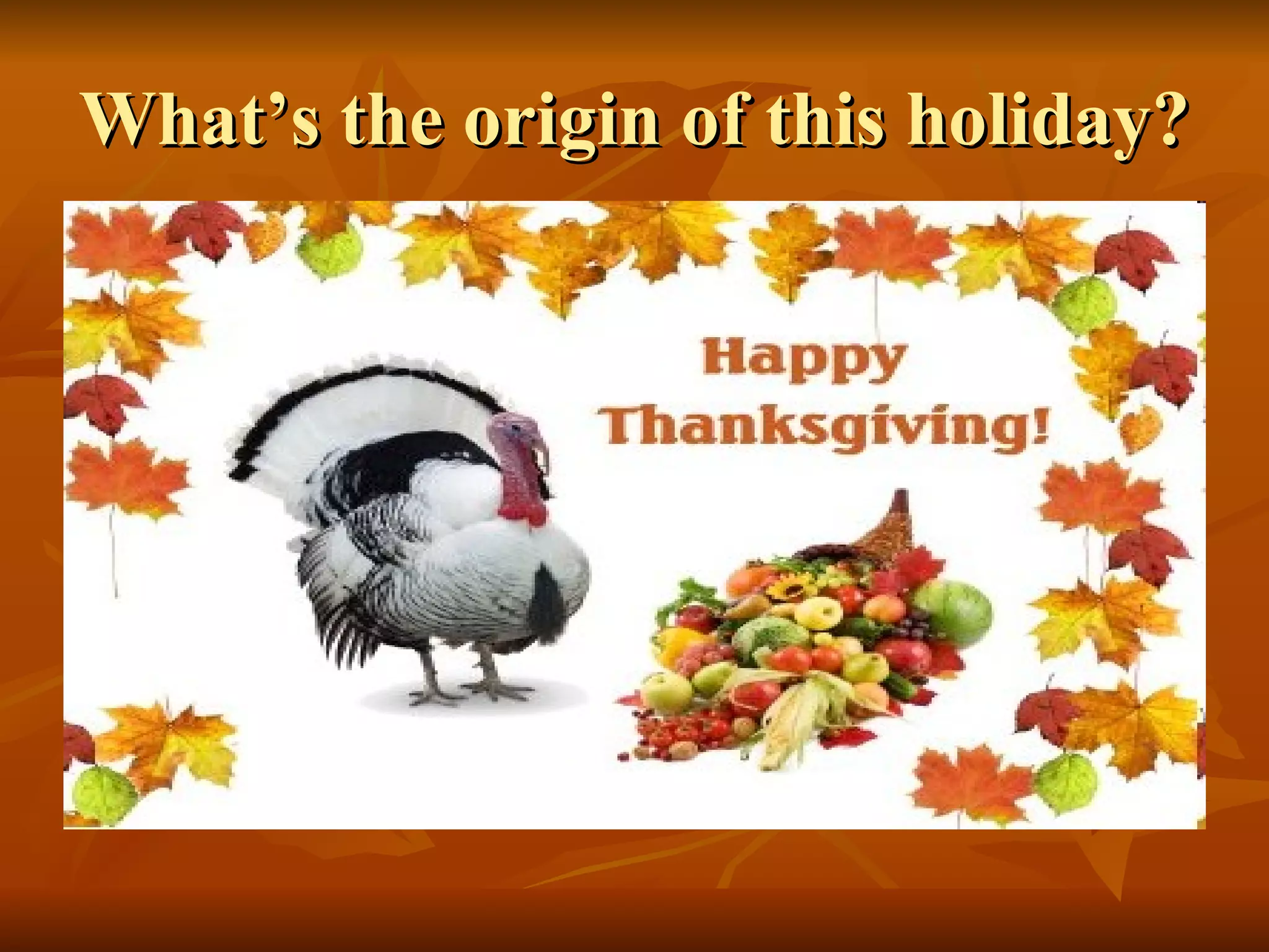 Thanksgiving | PPT