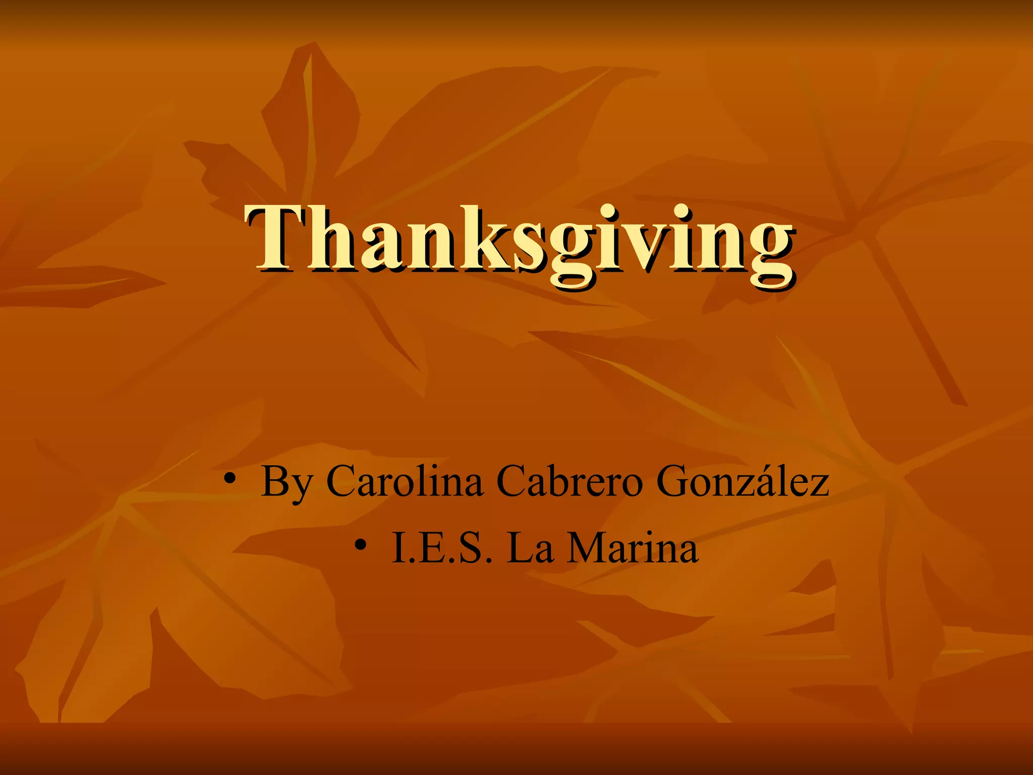 Thanksgiving | PPT