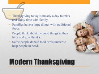 ThankGiving - Présentation | PPTX | National & Civic Holidays | Holidays