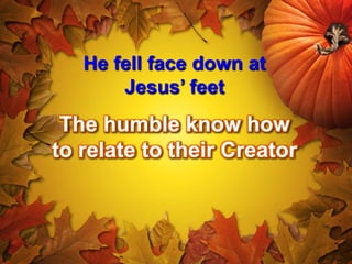 Giving Thanks Before Thanksgiving | PPTX
