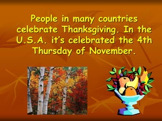 Thanksgiving | PPT