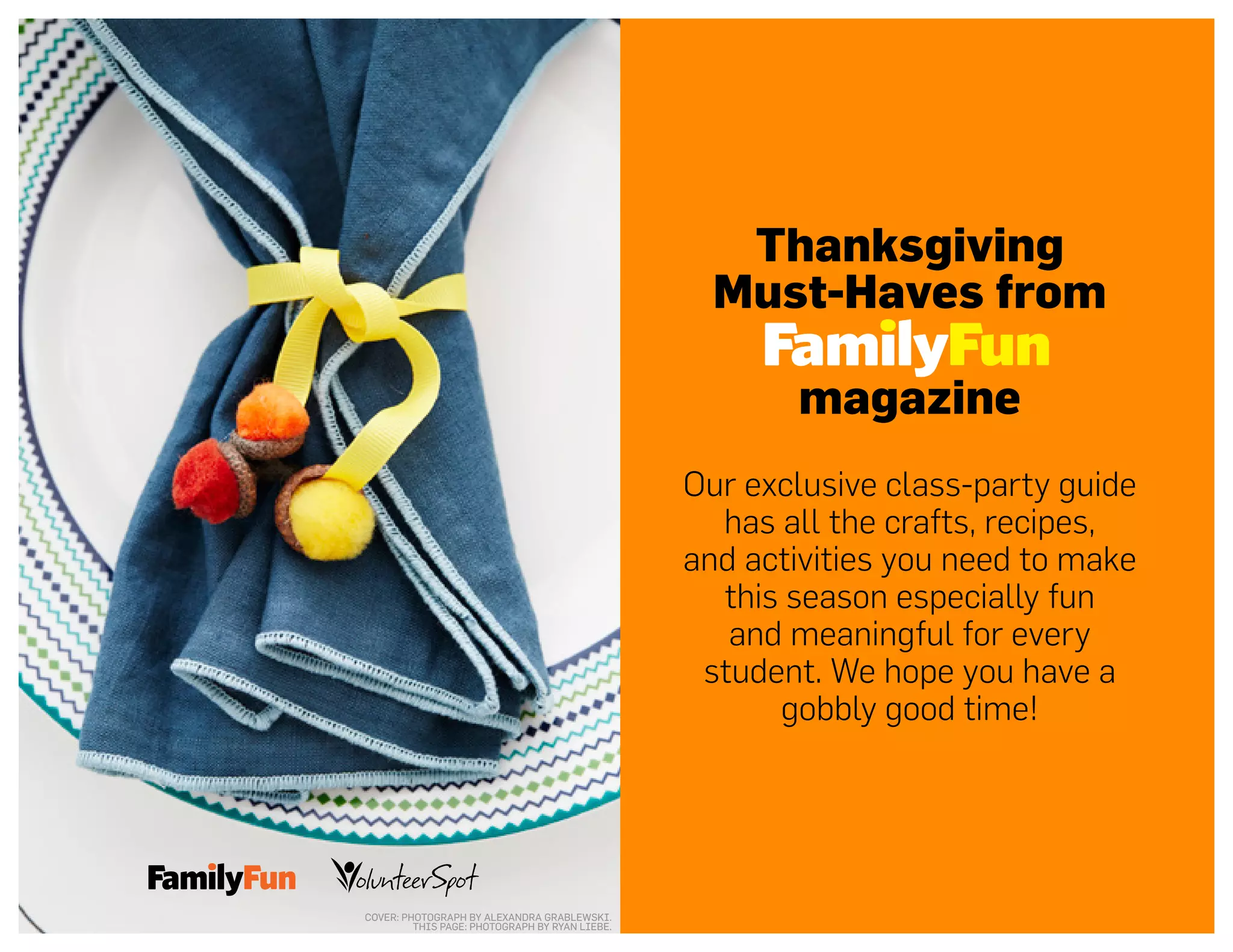 Thanksgiving Class Party Ideas | PDF